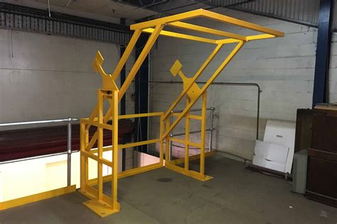 Mezzanine Safety Gates Up And Over Gates Advanced Warehouse Structures