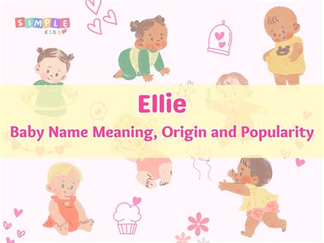 Ellie Name Meaning Origin Popularity And More
