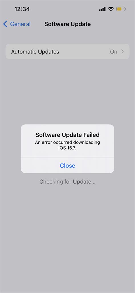 My Phone Says Error When I Try To Update Apple Community