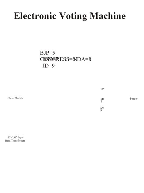 Micrcontroller Based Electronic Voting Machine Pdf Instruction Set