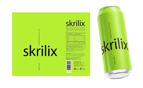 Premium Vector Modern Energy Drink Label Design In Editable Eps