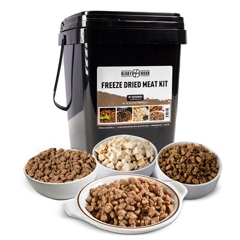 Ready Hour Freeze Dried Meat Kit 20 Servings 10 Pouches