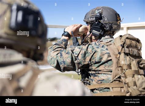 Us Marine Corps Sgt Lucas Cook A Field Radio Operator Assigned To