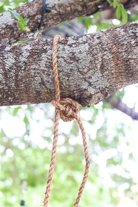 How To Make A DIY Wood Tree Swing Love Renovations How To Make A DIY Wood Tree Swing Love Renovations