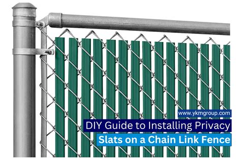 Diy Guide To Installing Privacy Slats On A Chain Link Fence