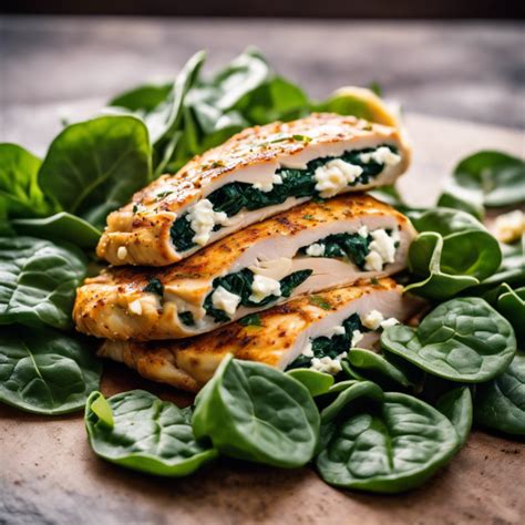 Spinach And Feta Stuffed Chicken Breast Recipe Cookaifood