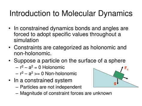 Ppt Lincs A Linear Constraint Solver For Molecular Simulations
