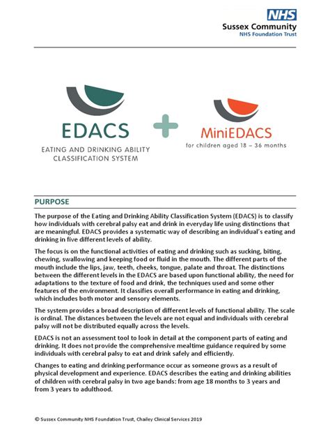 Edacs Plus Mini Edacs 3112022 Pdf Caregiver Foods