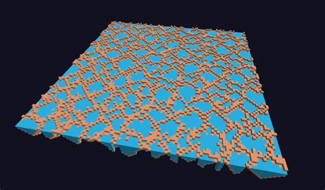 [2021 day 09] interactive 3d visualization webgl r adventofcode