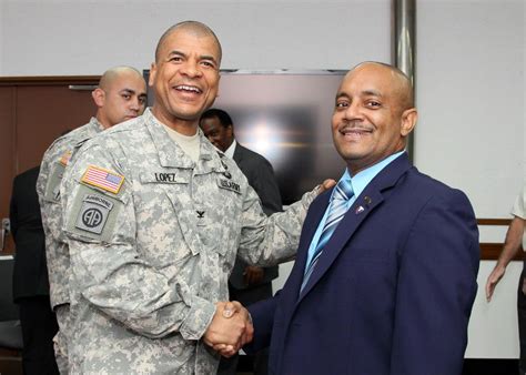 United States Army Garrison Japan Col Michael C Lopez Commander Of