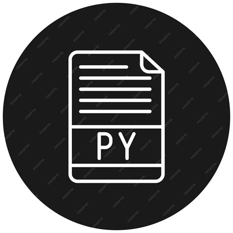 Premium Vector Python File Vector Icon Can Be Used For Computer