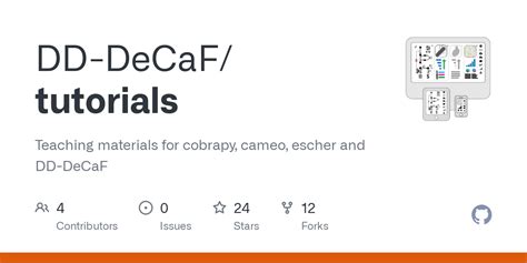 Tutorialscobrapy 02 Genome Scale Metabolic Modelsipynb At Master · Dd Decaftutorials · Github