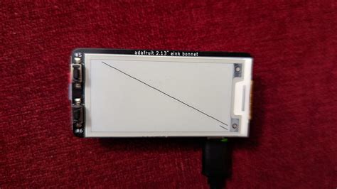 bottom rows of pixels are not aligning on adafruit 2 13 monochrome eink · issue 75 · adafruit