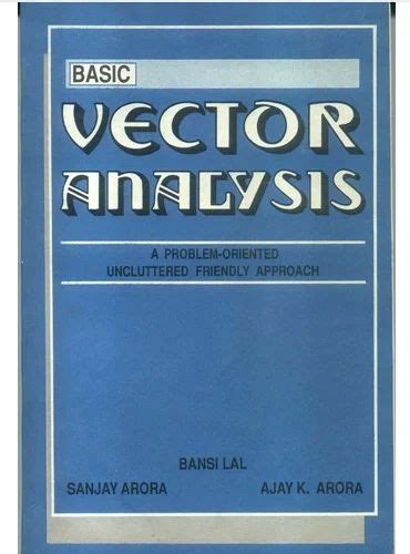 Basic Vector Analysis Book At Rs 150 Piece Mathematics Books In New Delhi Id 16453366355