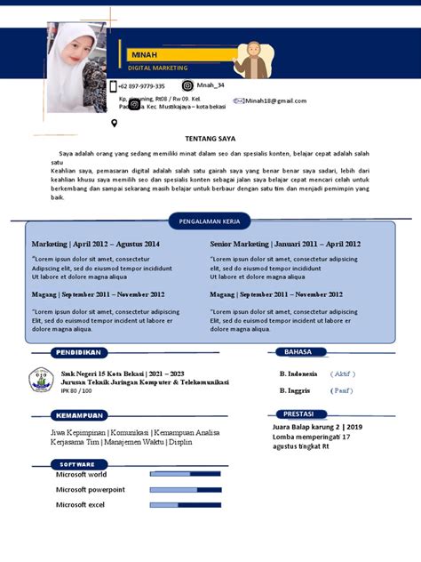 Cv Minah Xi Tjkt 1 Pdf