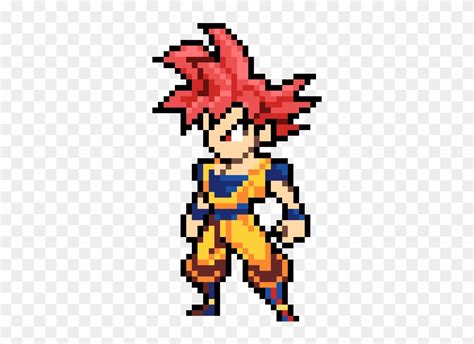 Son Goku Ssj3 By Pusheads Pixel Art Grid Pixel Drawin