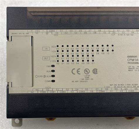 Omron CPM1A 40CDR D V1 Micro Programmable Controller Novus Ferro Pte Ltd