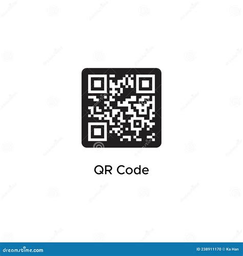 Qr Code Icon Vector Isolated On White Background Stock Vector Illustration Of Phone Black