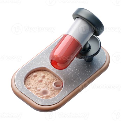 Extraordinary Modern Microscope Slide With Sample Isolated Element Original 58043876 Png