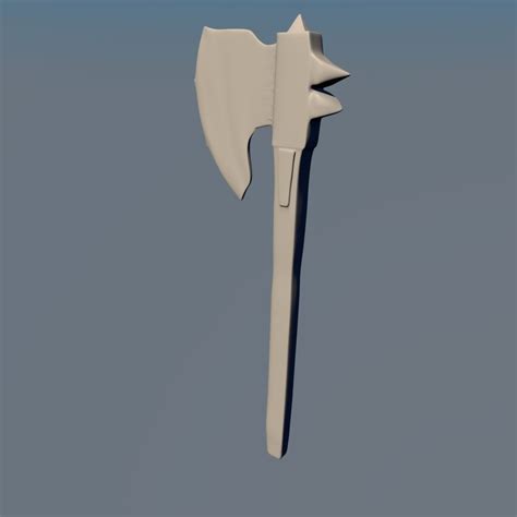 Axe Untextured 3d Model 15 C4d Free3d