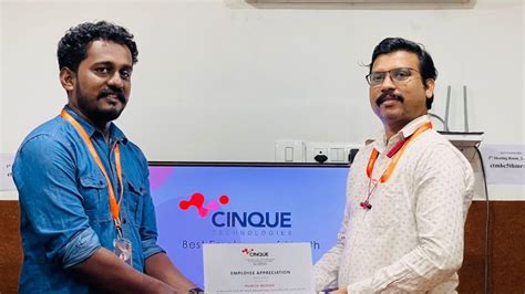 cinque technologies on linkedin teambuilding thankyou