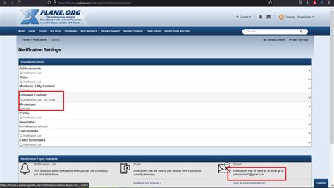 Notifications Not Getting Them General X Plane Discussion X Plane Org Forum
