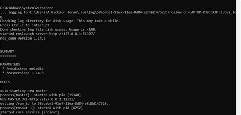 Basic Ros Programming On Windows 10 Publisher And Subscriber Nodes