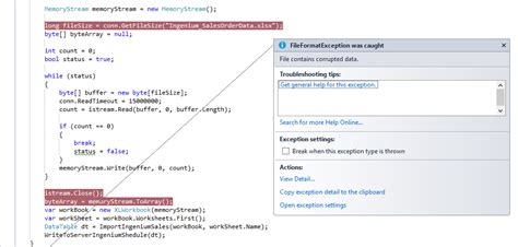 how can i download files greater that 1mb from ftp using c stack