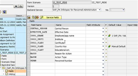 Hcm Processes And Forms Default Fields With Generic Sap Community