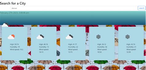 GitHub Ginger Weather Api Weather Application That Generates Day Forecast