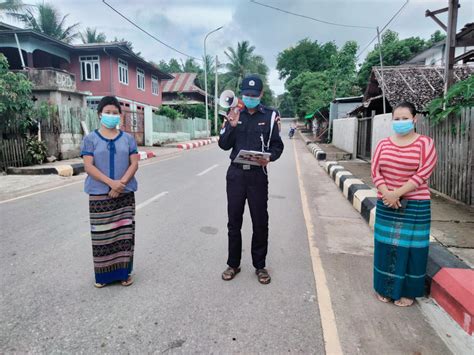 မယ်စဲ့မြို့နယ်တွင် ကိုဗစ် ၁၉ ရောဂါ ကြိုတင်ကာကွယ်ရေး အသိပေးနှိုးဆော် Information And Public