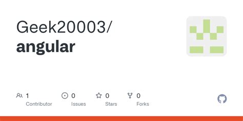 Github Geek20003angular