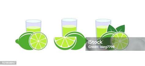 라임 주스 흰색 배경에 고립 된 라임 감귤류 과일에 대한 스톡 벡터 아트 및 기타 이미지 감귤류 과일 개체 그룹 건강한 생활방식 Istock