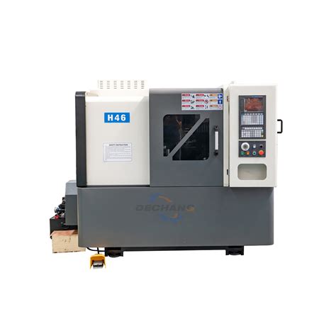 Small Mini Horizontal Metal Linear Rail Cnc Lathe H36 H46