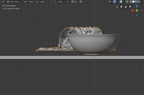 Physics Cloth Simulation Not Touching The Surface Blender Stack Exchange