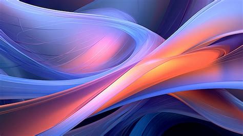 Premium Photo Abstract Digital Art Composition Featuring Vibrant And Colorful Lines In Varying