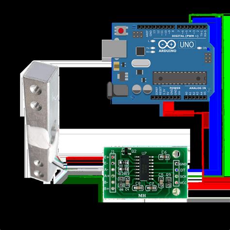 smartphone arduino weighing scale with load cell and hx711 — maker portal