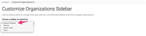 Customize Sidebars Based On Groups