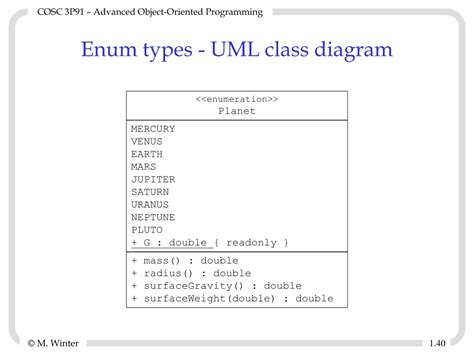 Ppt Cosc 3p91 Advanced Object Oriented Programming Super Course Powerpoint Presentation Id