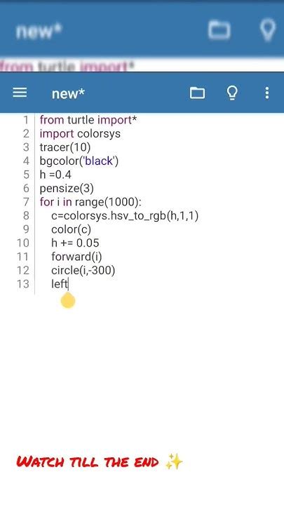 Python For Beginnerspython Turtle Graphicspython Pythonprogrammingshorts Viralytshorts