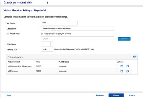 How To Create And Restore Arcserve Instant Vm Step By Step