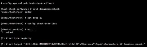 Ssl Vpn Host Check Yapılandırması Regedit Ile Domain Kontrolü