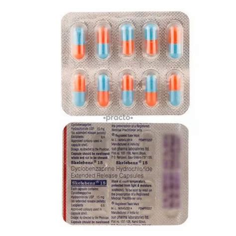 Skelebenz Cyclobenzaprine Capsule Prescription At Best Price In Nagpur