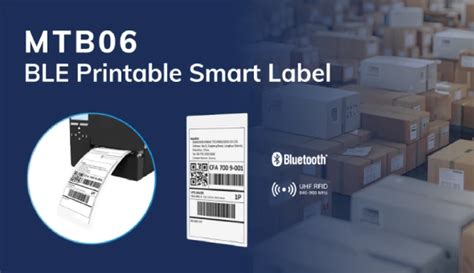 Mtb06 Ble Printable Smart Label Redefining Iiot For Modern Logistics Minew
