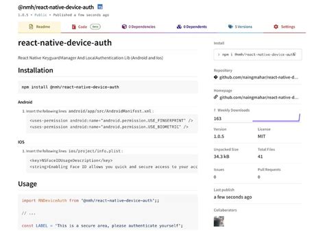 Naing Mahar On Linkedin Most Of React Native Touch Id Libs Are Not