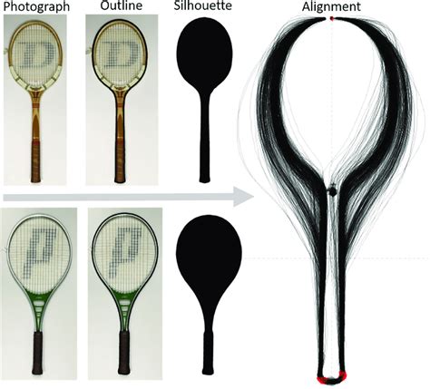 Image Processing Examples For Shape Analysis All Rackets Were Download Scientific Diagram