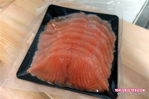 훈제연어말이 만들기