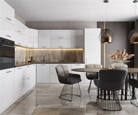 Саймън Горен кухненски шкаф бяло Цена