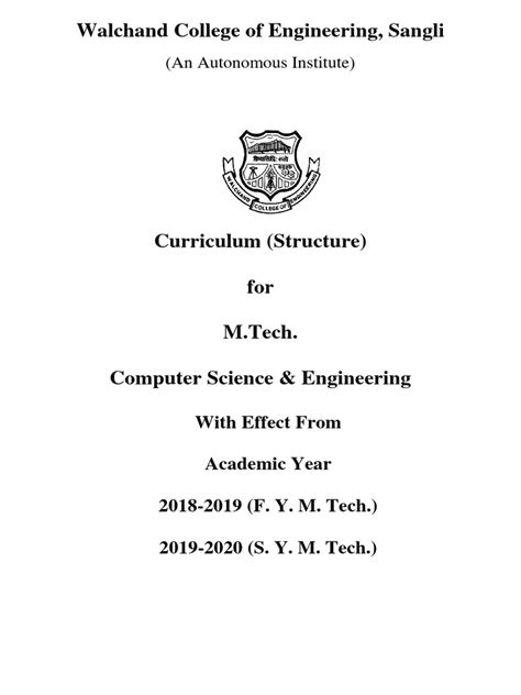 Computer Science And Engineering Pdf Engineering Computer Science