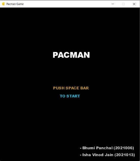 Github Bhumi Panchal18pacman Game Pacman Game Implemented In Python